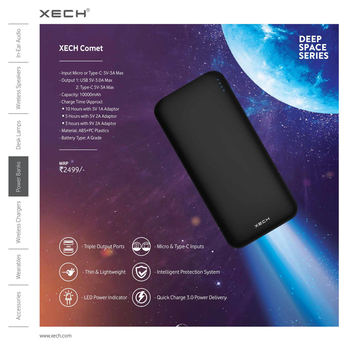 Xech Comet 1000 MAH – Marsh Clothing