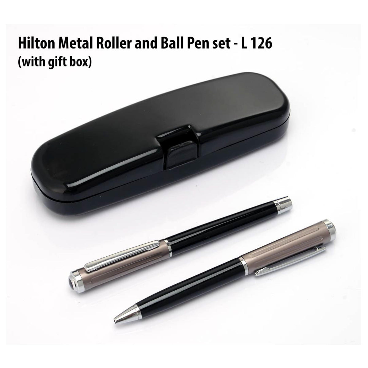 Hilton Metal Roller And Ball Pen Set (With Gift Box) - L126 – Marsh ...