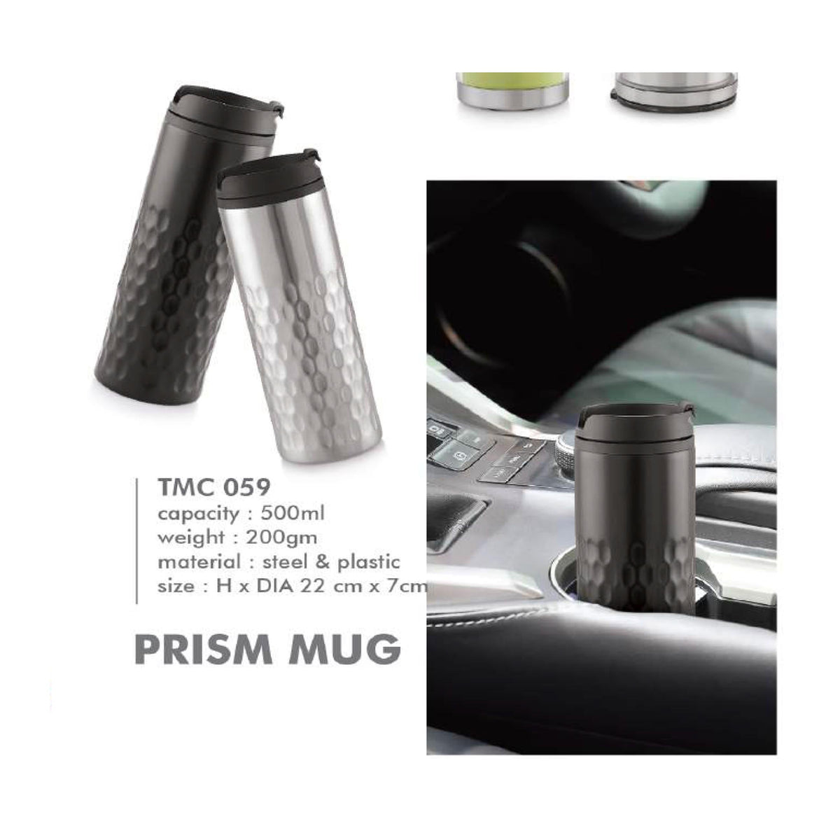 Steel n Plastic Mug TMC 059 - 500ml – Marsh Clothing