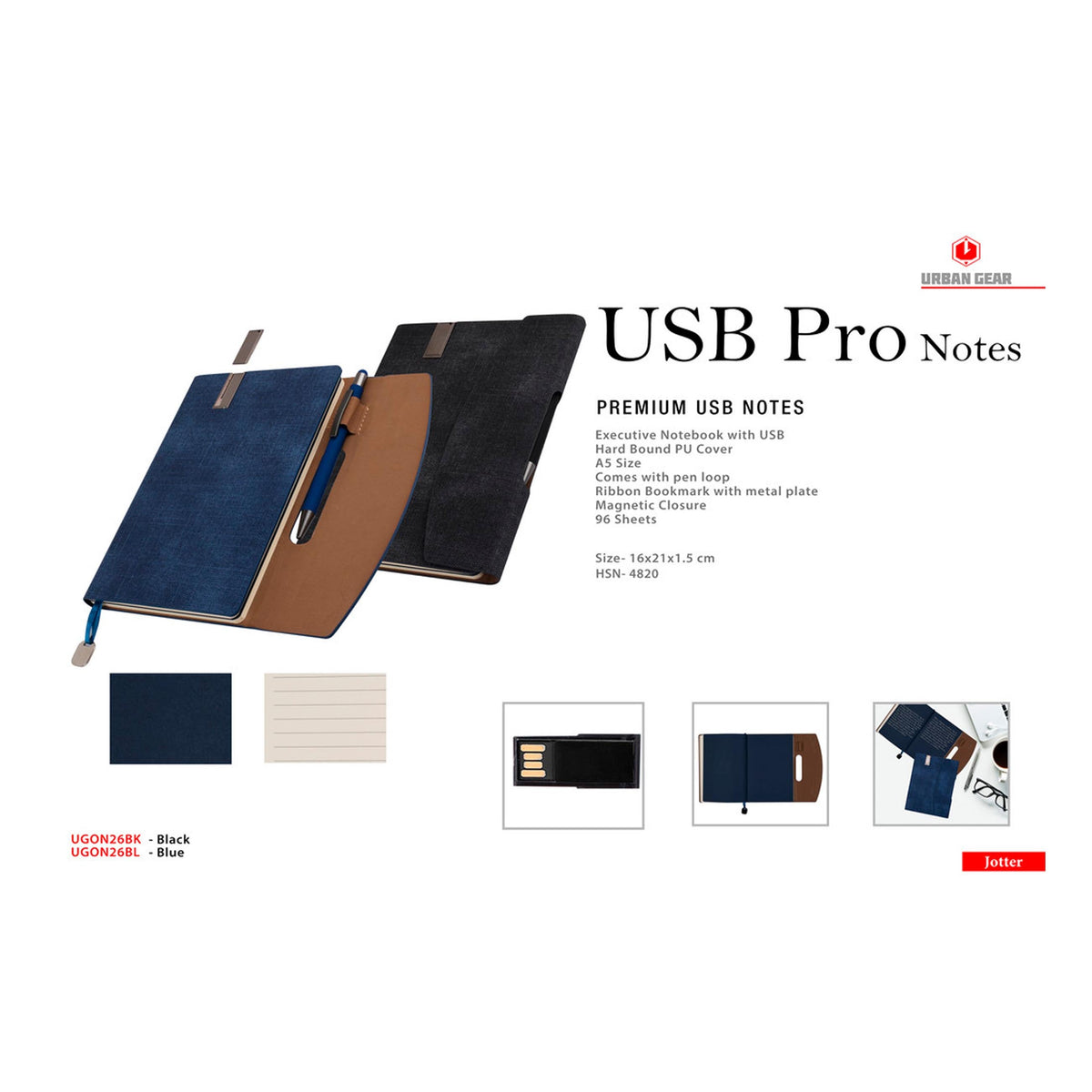 USB Pro Note Books – Marsh Clothing